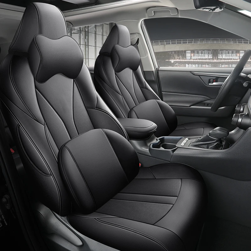 Faux-Leather-Car-Seat-Cover-Fit-for-Toyota-CHR-2018-2024-Waterproof ...
