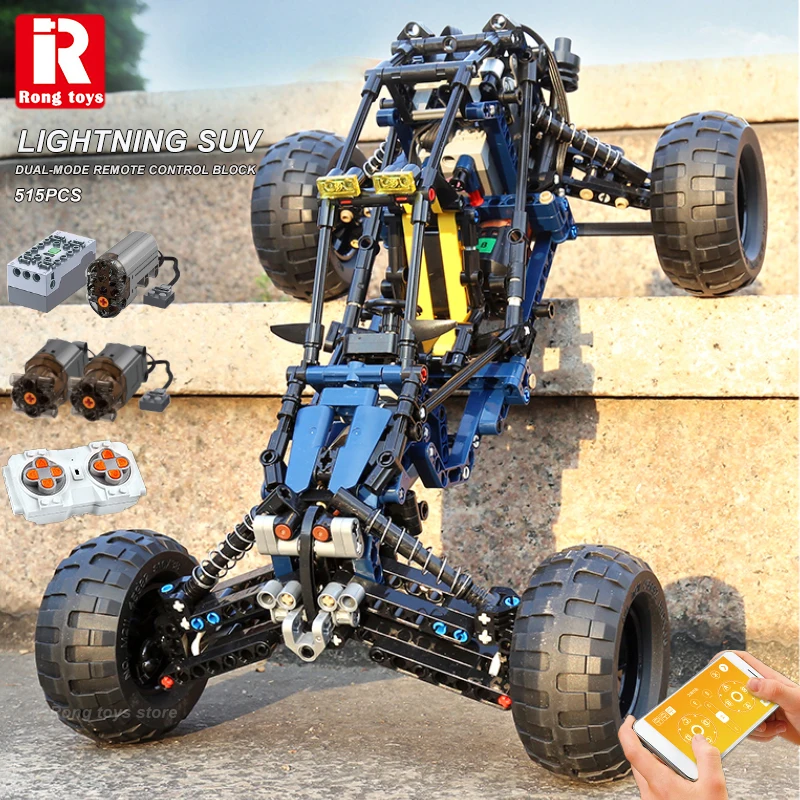 Monster-Buggy-Remote-Control-Desert-Off-road-Vehicle-Building-Blocks ...