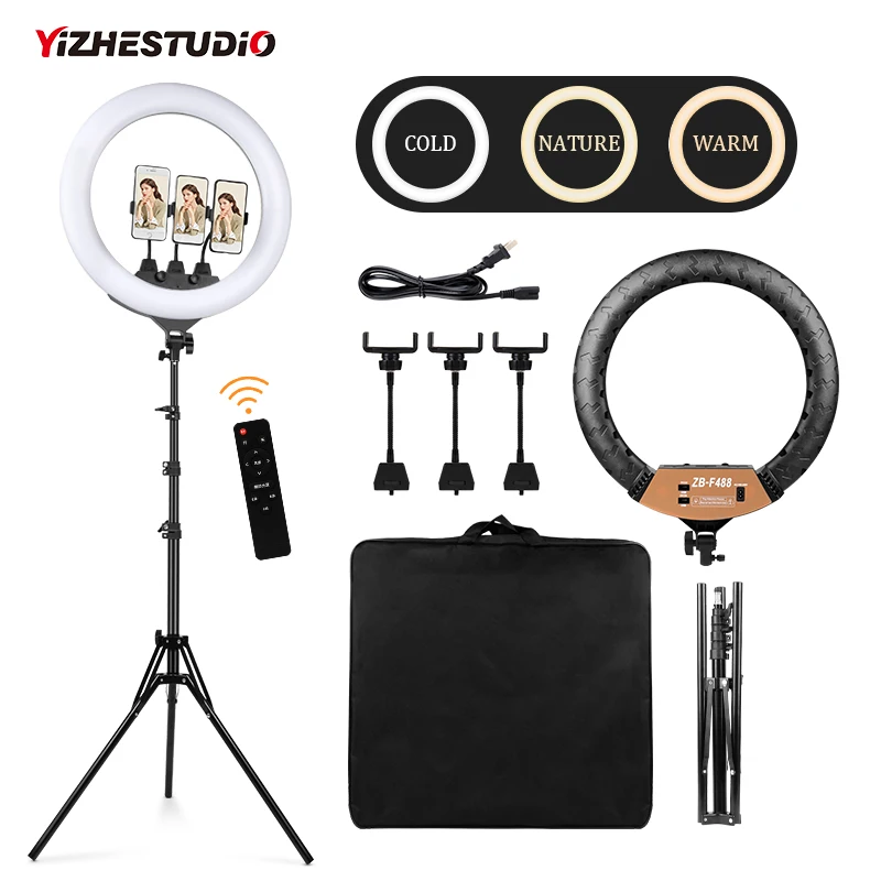 NEW-Profissional-22-inches-Photo-Ring-Light-with-2M-adjustable-Stand ...