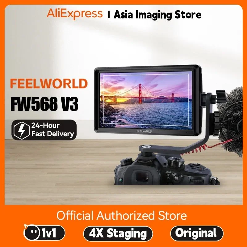 FEELWORLD-FW568-V3-6-3D-LUT-DSLR-Camcorder-4K-Monitor-HDMI-in-out-IPS ...