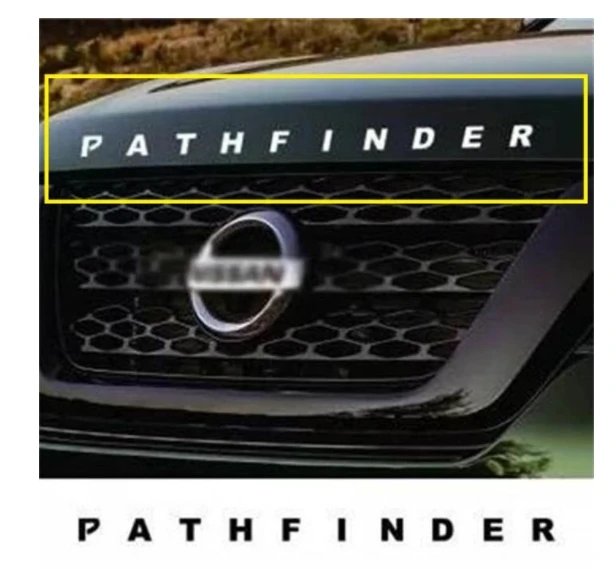 For Nissan Pathfinder Car Metal 3D Letters Hood Emblem Logo Badge Car ...