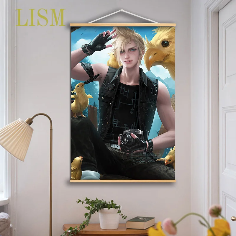 Final fantasy prompto argentum anime poster mangá impressão parede ...