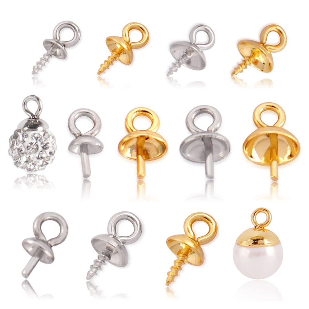 Stainless Steel Jewelry Making Findings | Eye Pins Jewelry Making ...