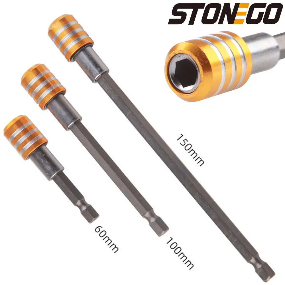 3PC-Hexagonal-Quick-Release-Self-locking-Extension-Rod-Electric-Drill ...