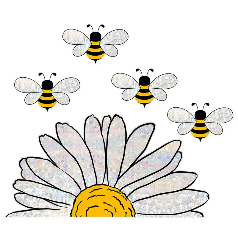 Calcoman-a-de-abeja-para-ventana-calcoman-a-de-girasol-y-abeja ...