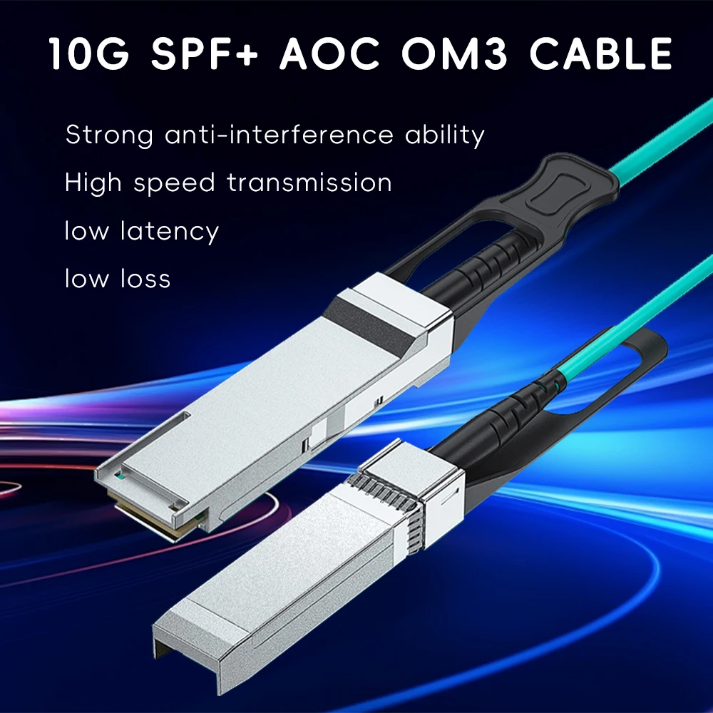 OPTFOCUS 10G SFP+ AOC OM3 кабель CompNet | AliExpress