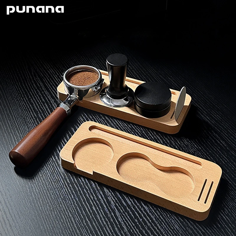 Punana-51-58mm-Coffee-Tamper-Holder-Coffee-Handle-Cloth-Powder-Wood ...