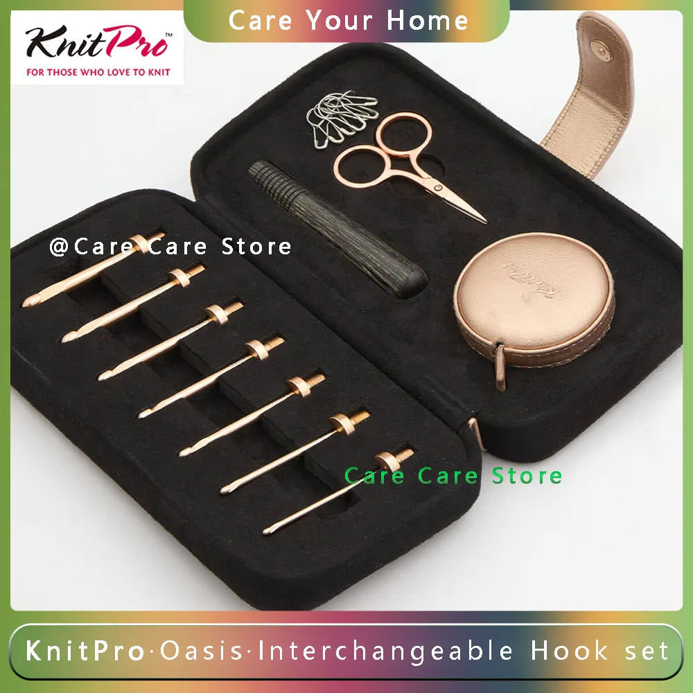KnitPro-New-OASIS-Starter-Single-Ended-Interchangeable-Crochet-Hooks ...