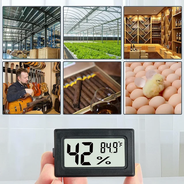Accurate Room Climate Monitor Hoyiours Digital Thermometer Hygrometer 3 ...