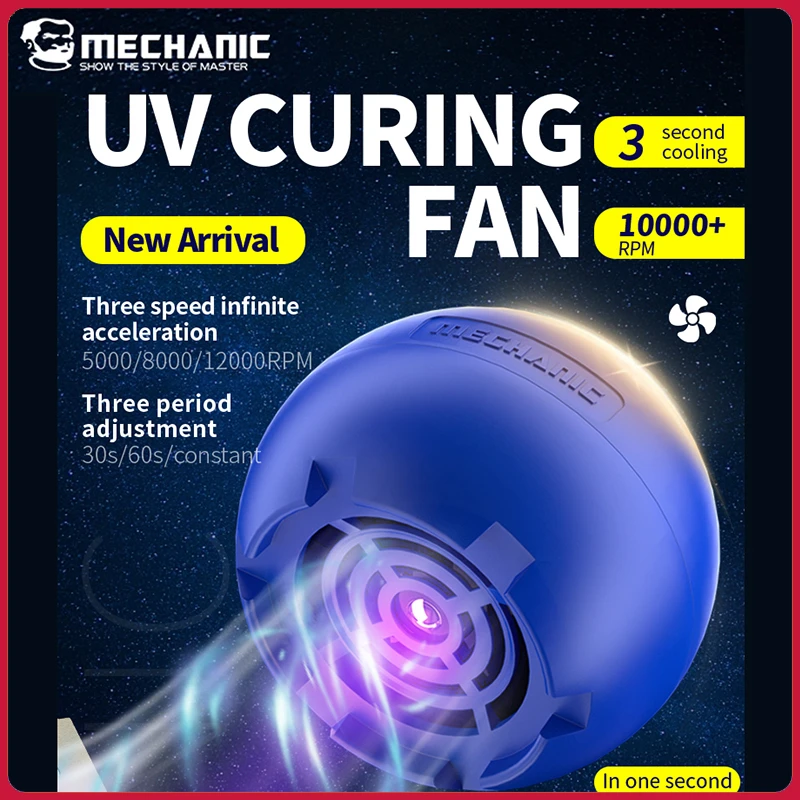 MECHANIC-CUV-4-UV-Curing-Lamp-Quick-Heat-Dissipation-Smoke-Exhaust-Fan-2in1-Infinite-Cooling ...
