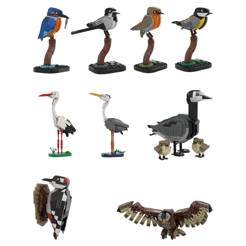 MOC-Cartoon-Animals-Building-Blocks-Cute-Creative-Insects-The-ocean ...