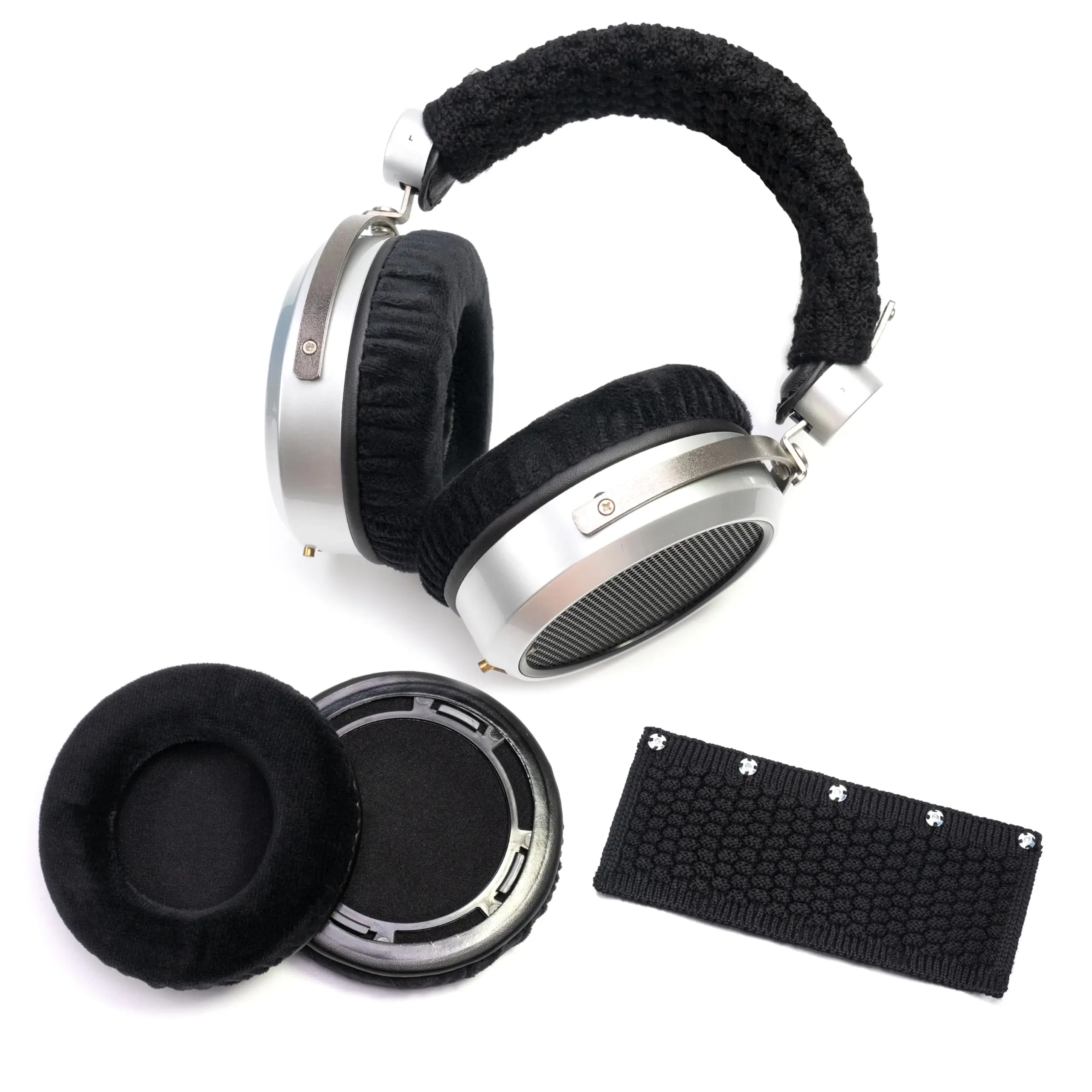 Velour-Ear-Pads-Wool-Headband-Refresher-Kit-For-Hifiman-SUNDARA-HE400 ...