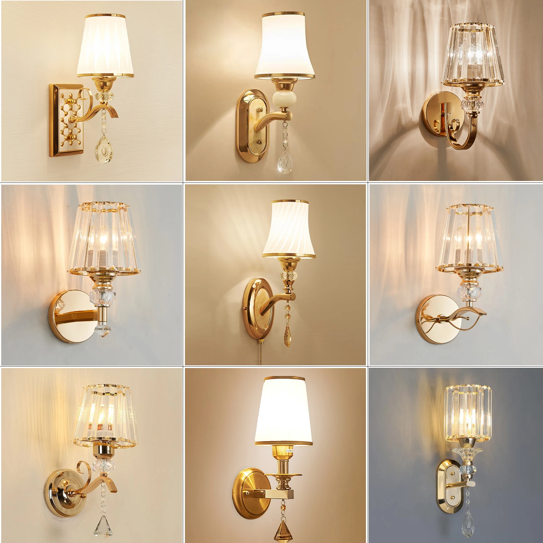 New-Modern-Minimalist-Home-Decor-Wall-Lamp-LED-Bedside-Lamp-Bedroom ...