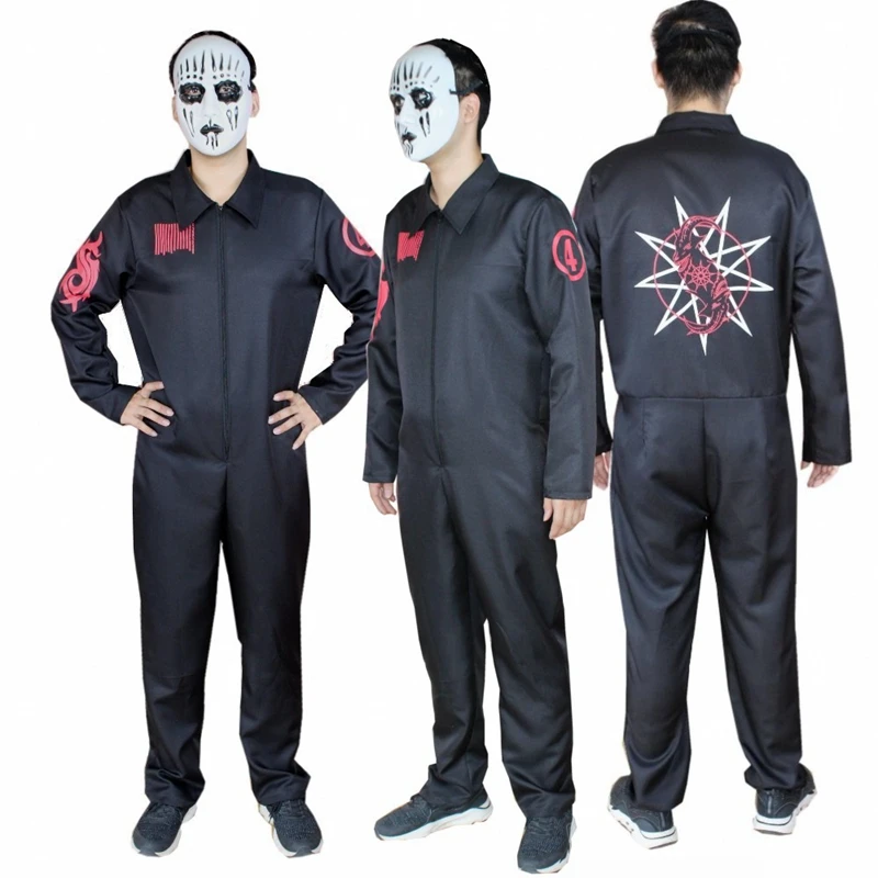 Slipknot No. 4 Cosplay Costume Jumpsuit Men's Without Mask Performance ...