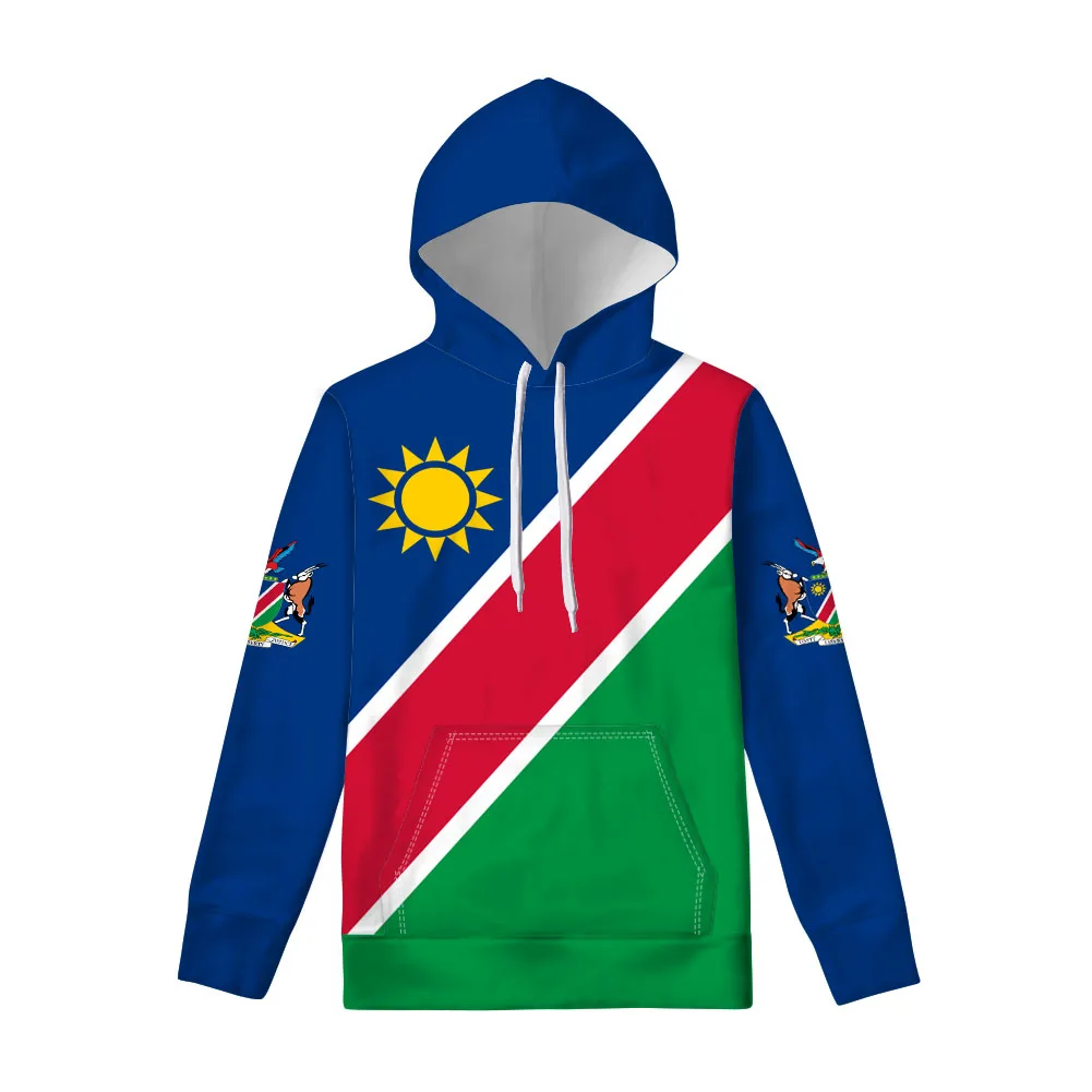 Namibia Zipper Hoodie free custom made name number nam Sweatshirt ...