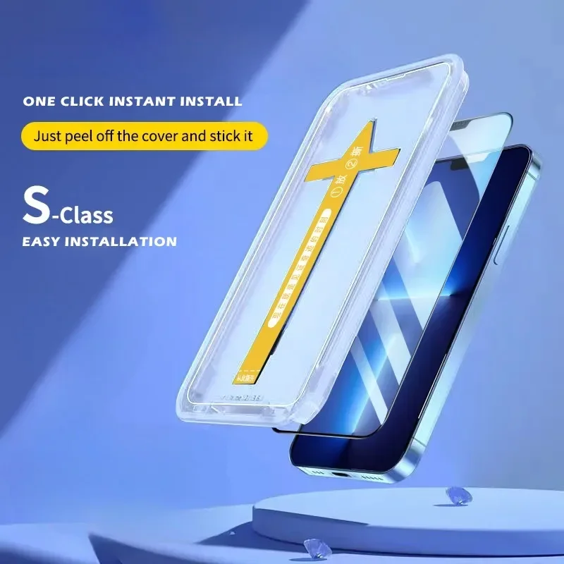 One-Click-Installation-Screen-Protector-Tempered-Glass-for-iPhone-16-15 ...