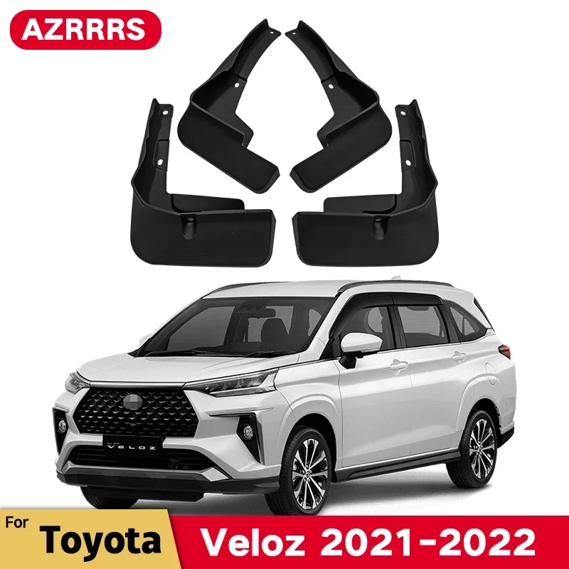 Car-Fender-Mud-Flaps-For-Toyota-Veloz-2021-2022-Splash-Guards-MudFlaps ...