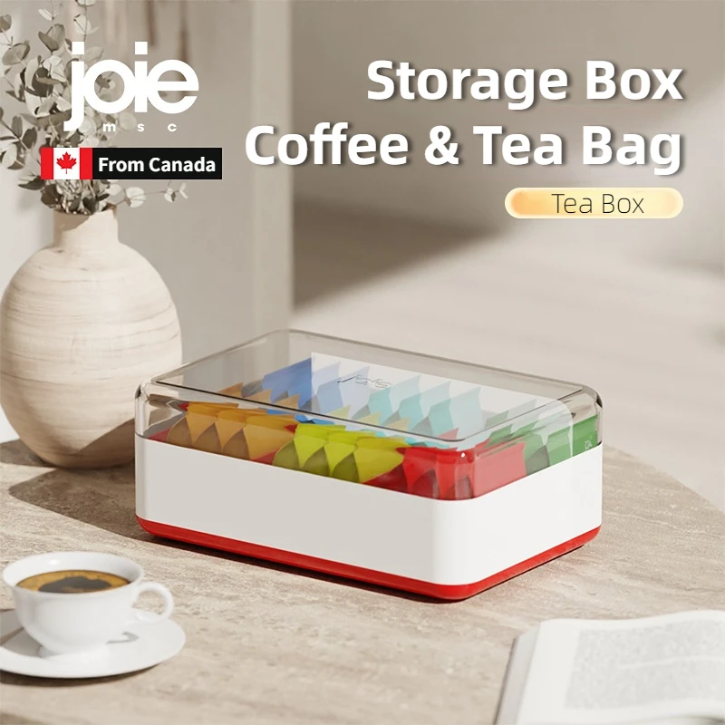 Joie-Tea-Box-Tea-Bag-Storage-Box-with-Lid-ABS-Material-for-Instant ...