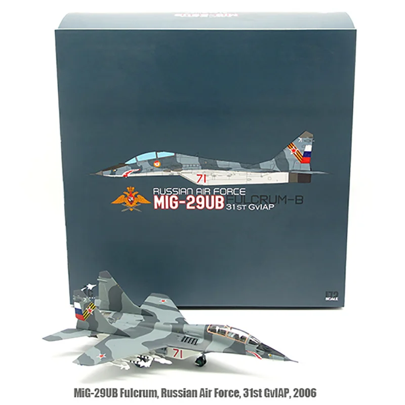 Mig 29 Model 1/72 Scale Russian Air Force Fulcrum MIG29 MIG-29UB ...