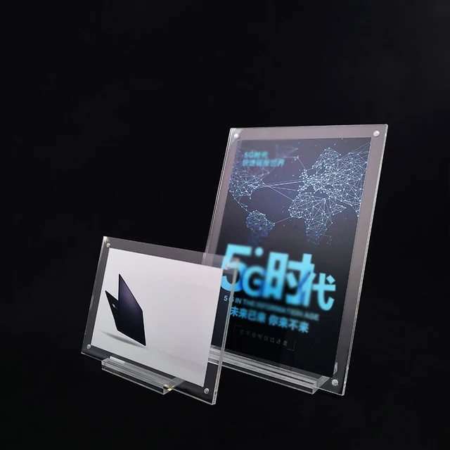 Acrylic Transparent Desktop Display Frame – Crafting Corner