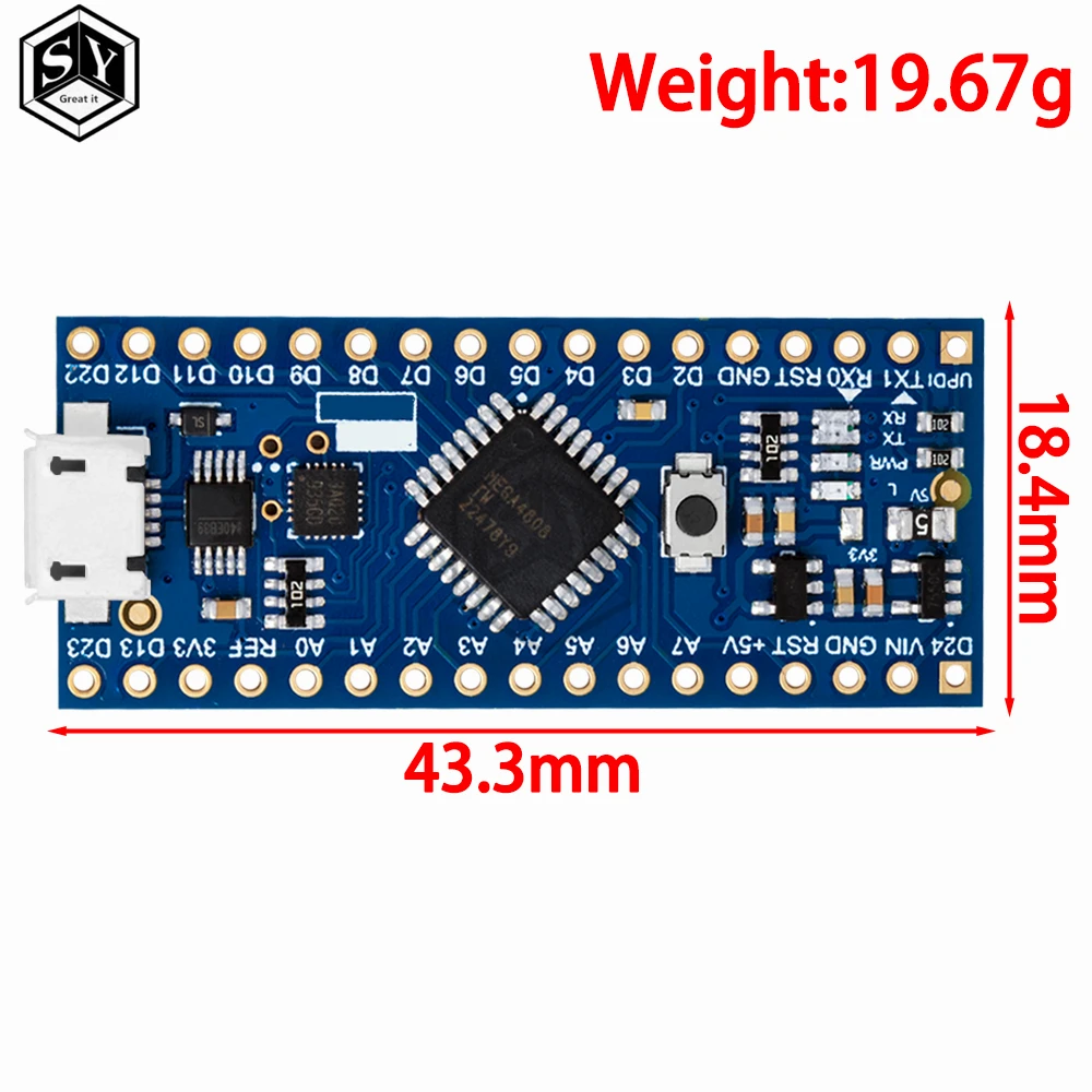 New arrival Thinary Nano controller compatible for Arduino Nano Every ...