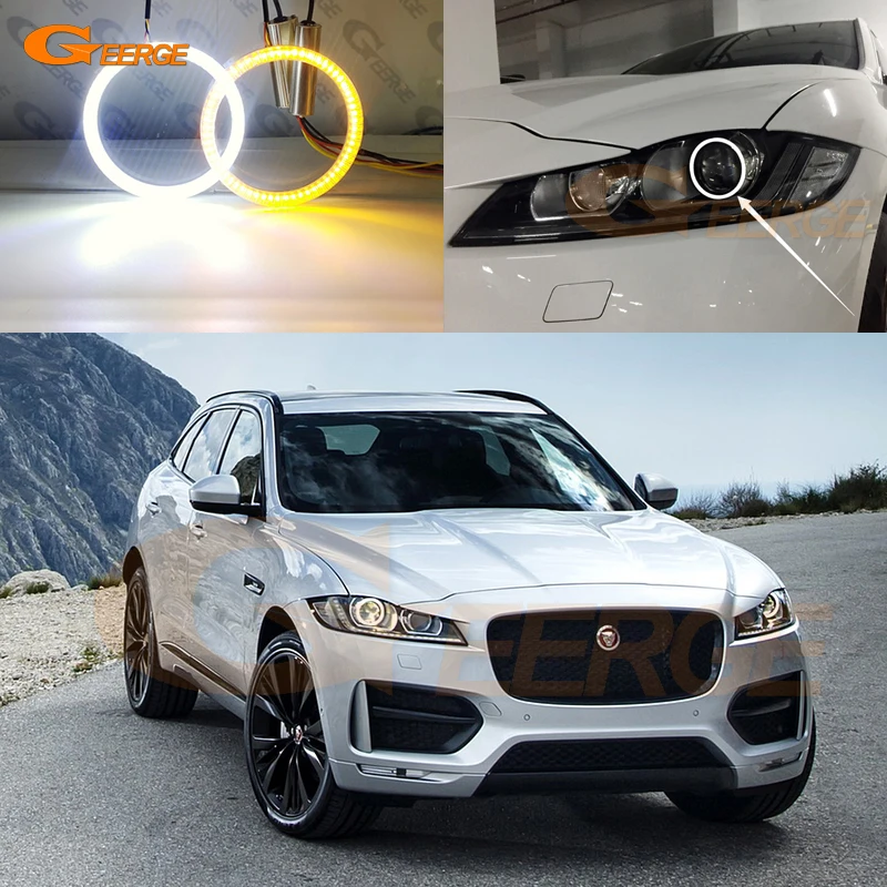 For-JAGUAR-F-PACE-X761-2015-2016-2017-2018-Xenon-Headlight-Ultra-Bright ...