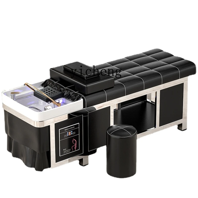 ZC High-End Steel Frame Bed Hair Salon Thai Shampoo Chair Intelligent Water Circulation ...