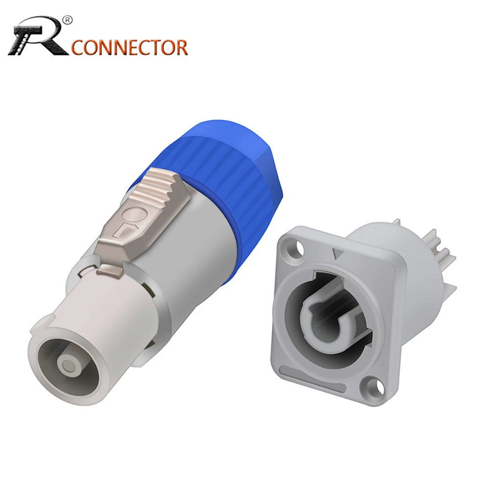 2pcs 3Pins Powercon Male/Female Speaker Connector Type A NAC3FCA ...