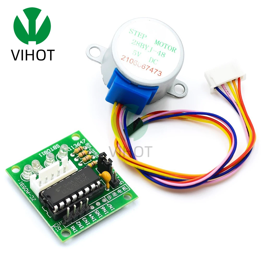 5V-Stepper-Motor-28BYJ-48-with-ULN2003-Driver-Test-Module-for-Arduino ...