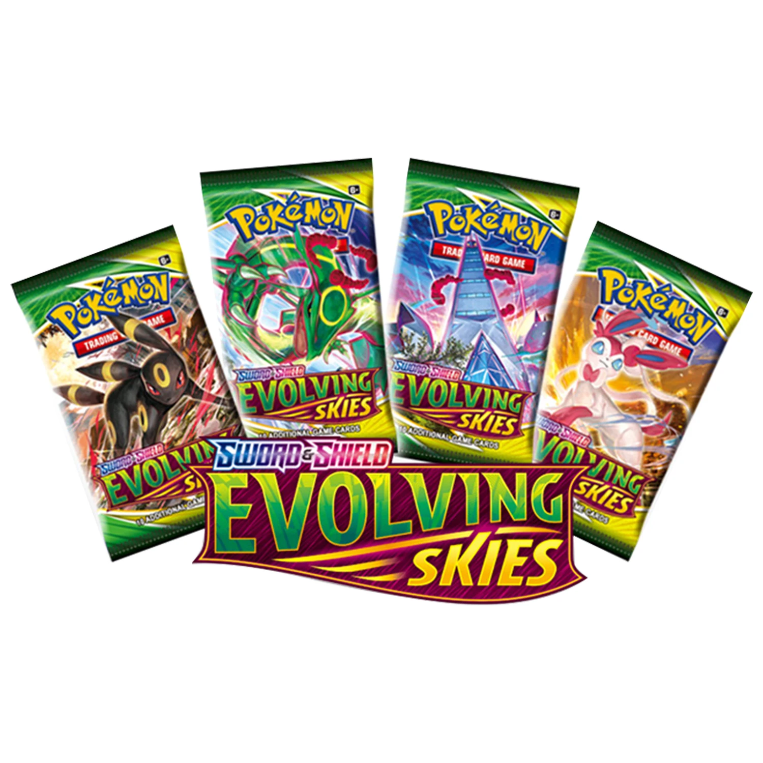 Pokémon TCG: Sword & Shield Evolving Skies Booster Display Box (36 ...