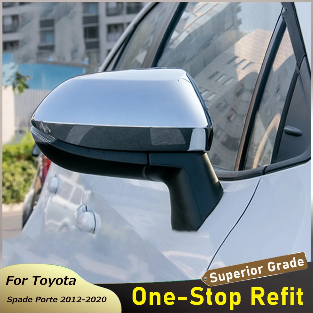 For-Toyota-Spade-Porte-2012-to-2020-Car-Rear-View-Mirror-Trims-Cover ...