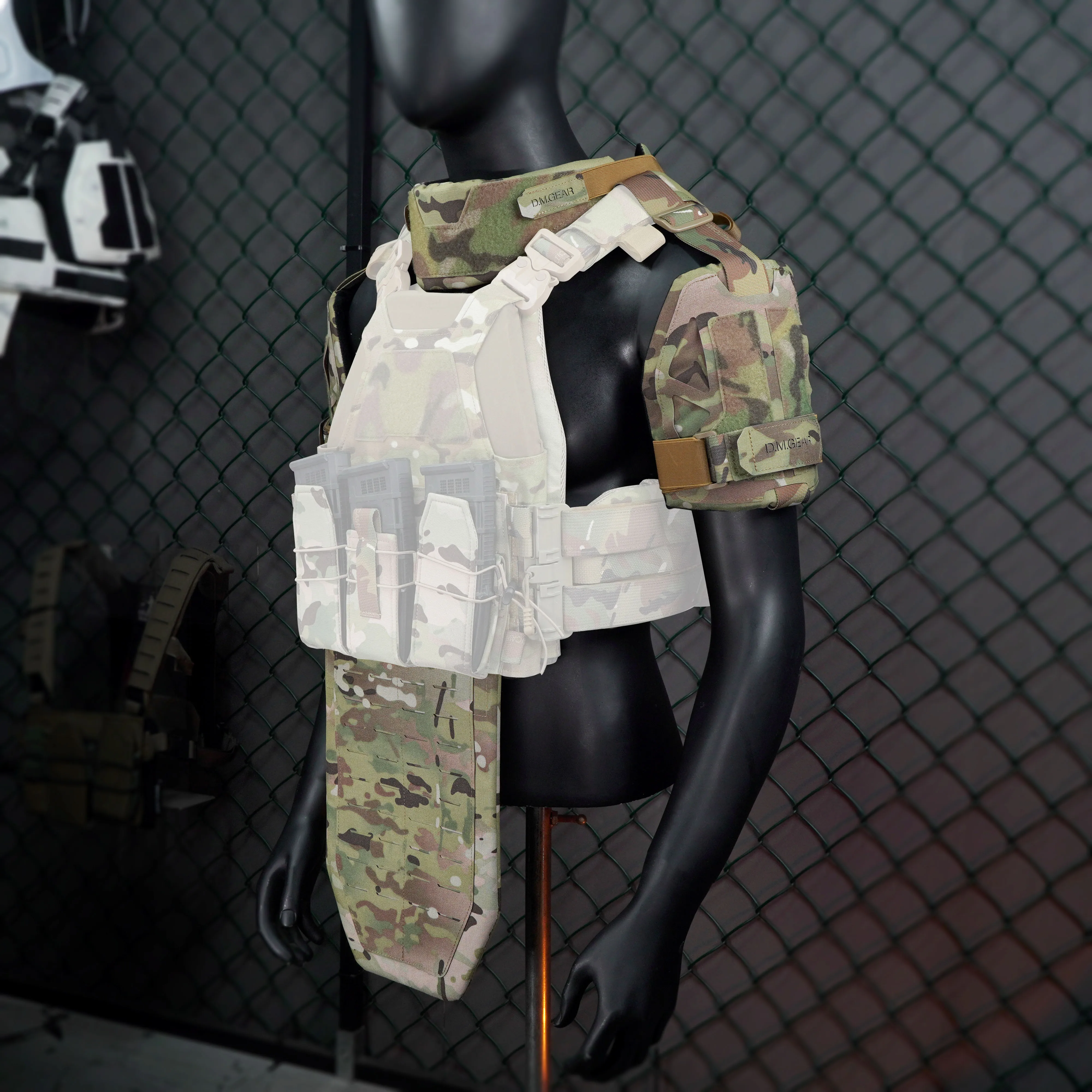 Tactical-Vest-Universal-Type-Collar-Guard-Neck-Guard-Shoulder-Guard ...
