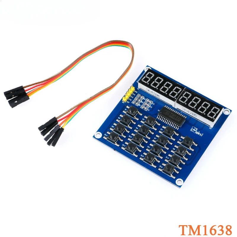 5pcs-TM1638-8-Bits-LED-Digital-Tube-Keyboard-Scan-and-Key-Display ...