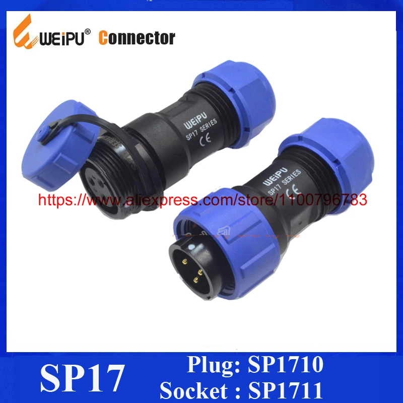 Original-Weipu-SP17-Connector-2-3-4-5-7-9-10-Pin-Docking-Male-Female ...