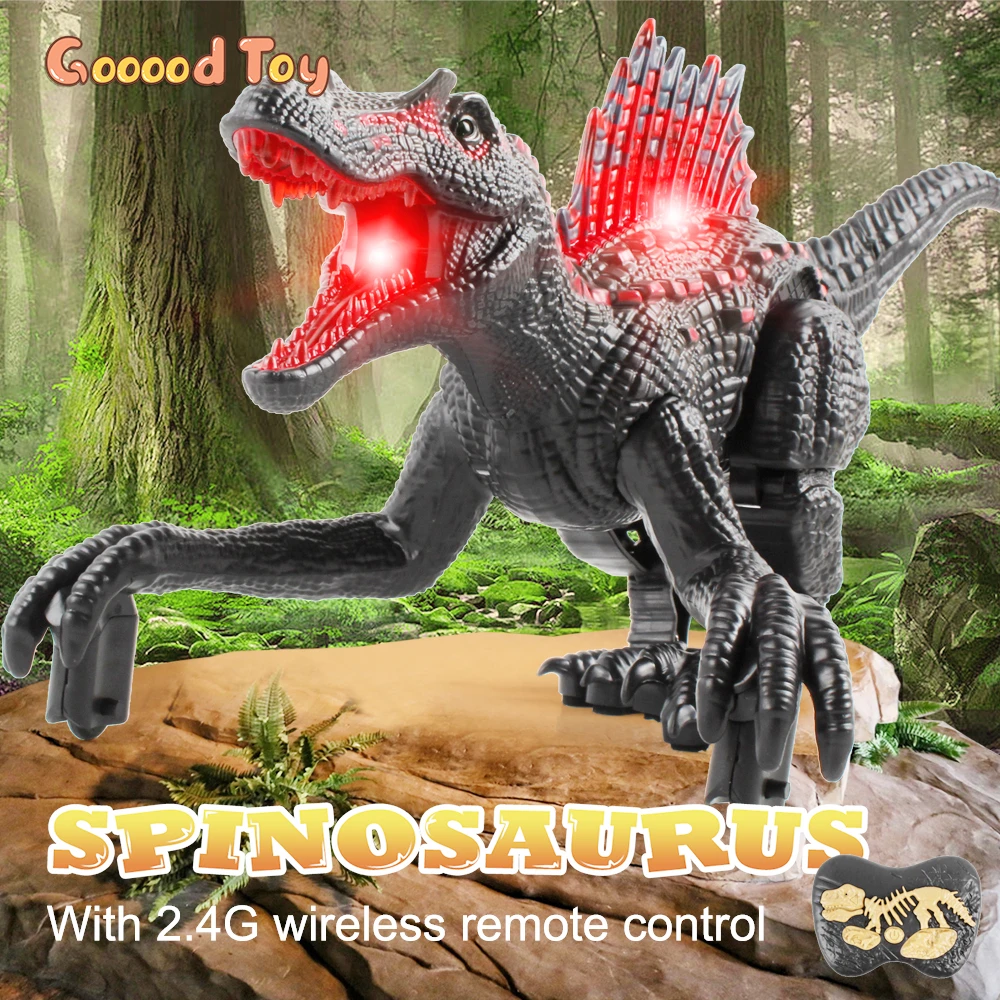 Rc Robot Toy Dinosaurs Smart Electric 2.4G Remote Control Dinosaur ...