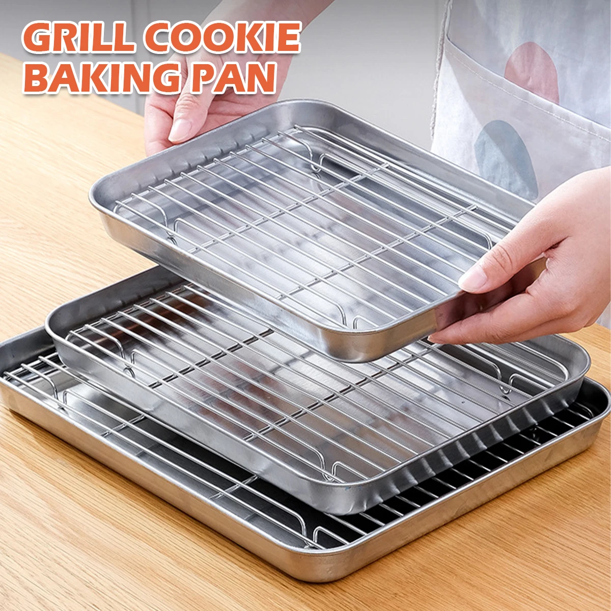 Baking-Sheets-And-Racks-Set-Stainless-Steel-Baking-Pan-Tray-With ...