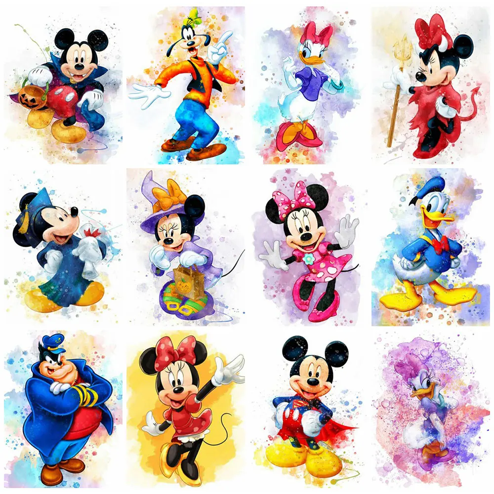Disney-Diamond-Painting-Cartoon-Minnie-Mickey-Mouse-5D-Mosaic-Donald ...