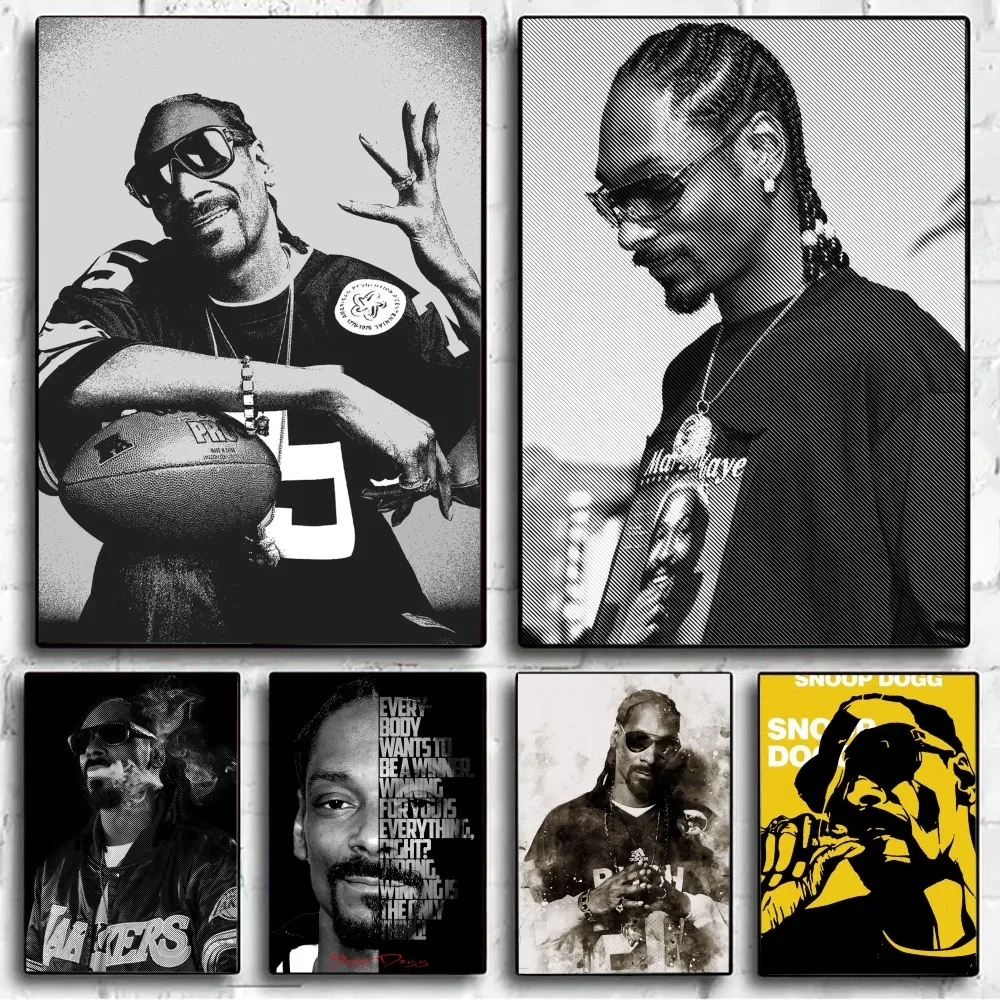 Hip-Hop-Rapper-Snoop-Dogg-Poster-kein-gerahmtes-Poster-Kraft-Club-Bar ...