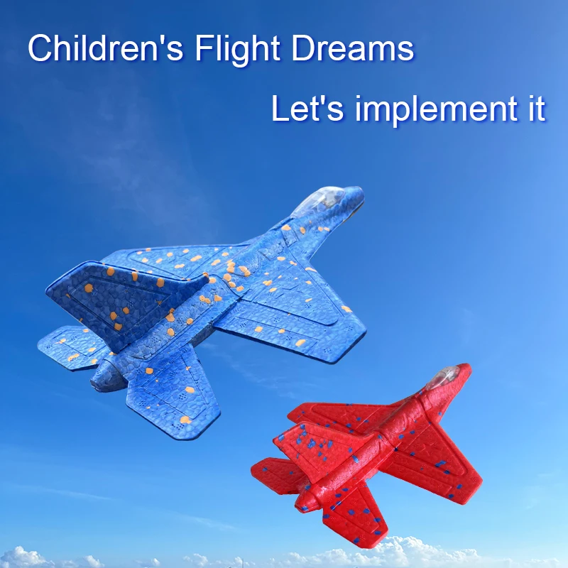 Fighter-Foam-Plane-Glider-Hand-Throw-Airplane-Light-Inertial-EPP-Bubble ...