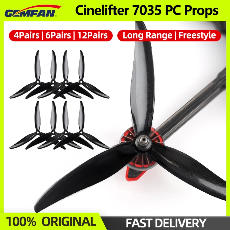 Gemfan-Cinelifter-7035-Propeller-7X3-5X3-3-Blade-PC-Props-CW-CCW-For ...