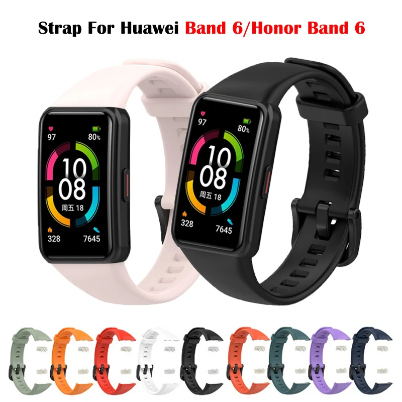 Watchband-for-Huawei-Honor-Band-6-correa-Silicone-Replacement-Strap ...