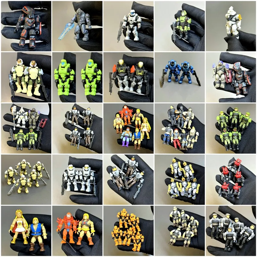 Halo Mega Bloks Construx UNSC Spartan Elite Grunt Brute Warriors NPMD ...