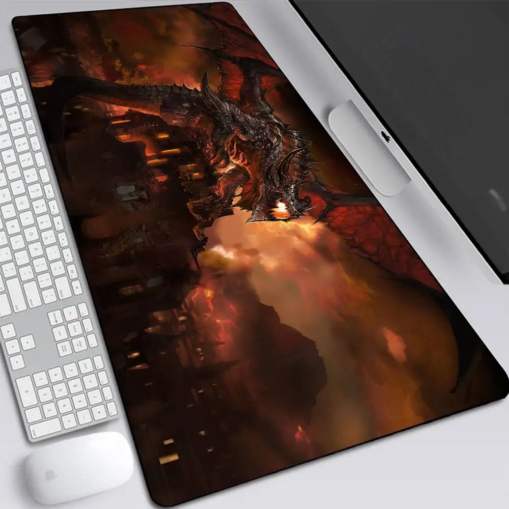 World of Warcraft Deathwing Neltharion Large Gaming Mouse Pad Computer ...