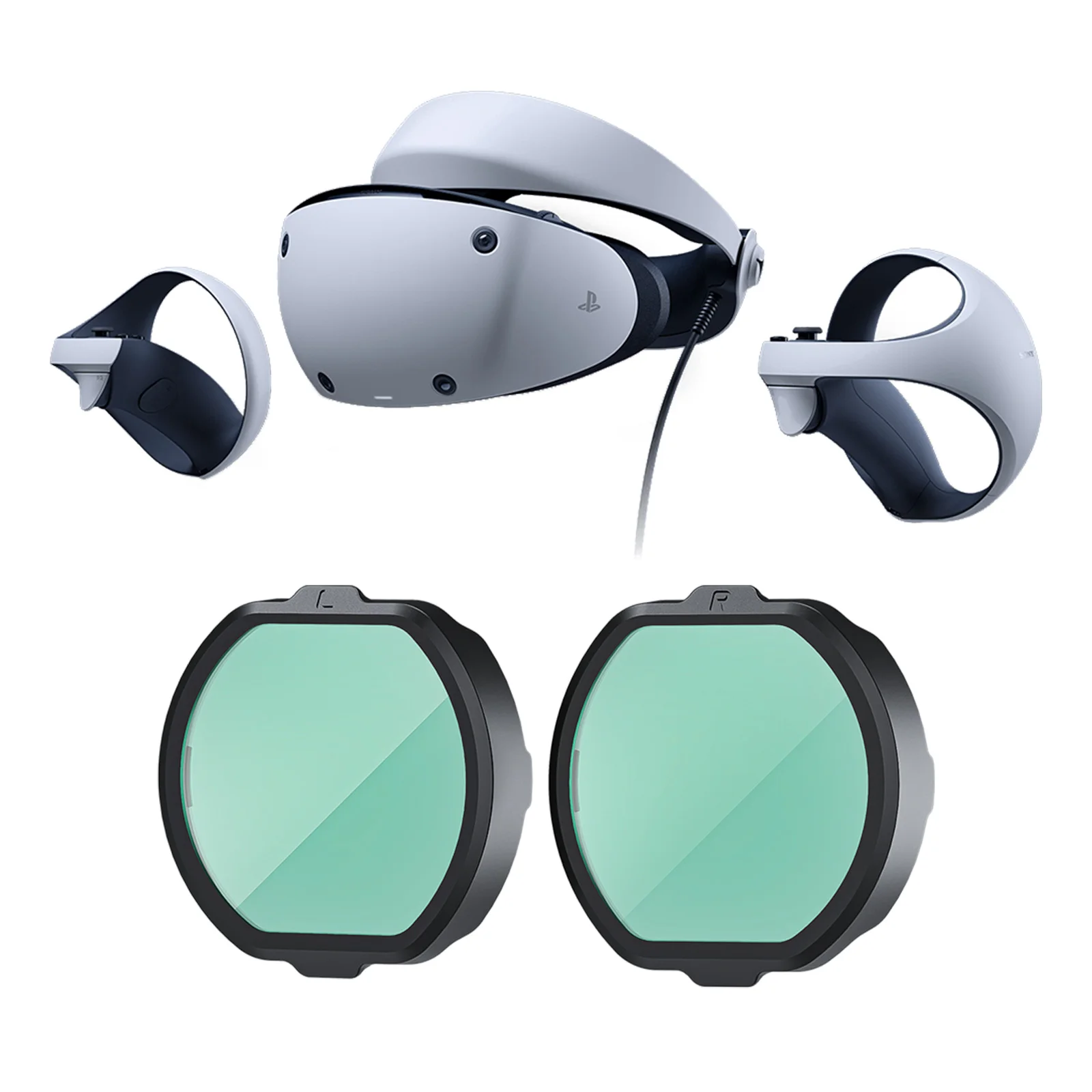 Lentes graduadas VR para PS VR2, lentes antimiopía, gafas azules, marco ...