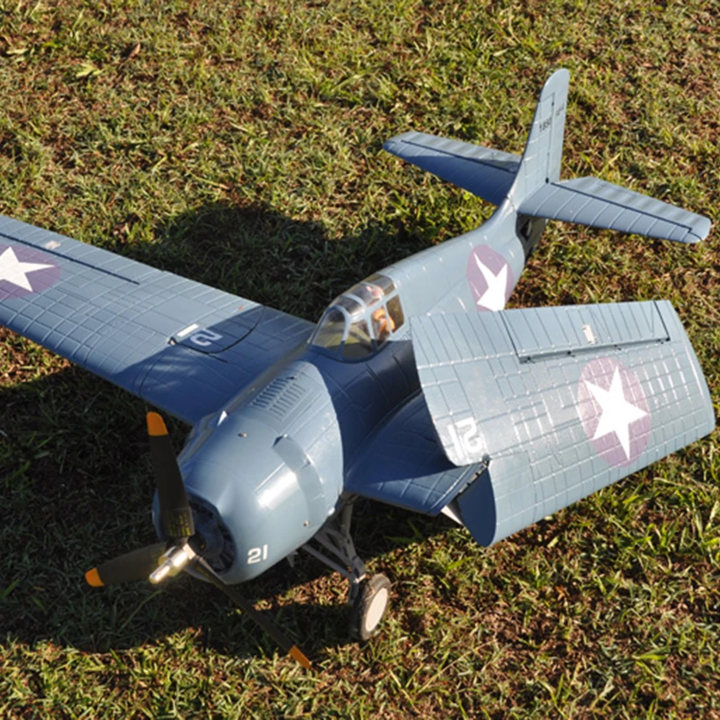 LX-Laxiang-Sky-Flight-Hobby-F4F-Blue-Wildcat-Remote-Controlled-Airframe ...