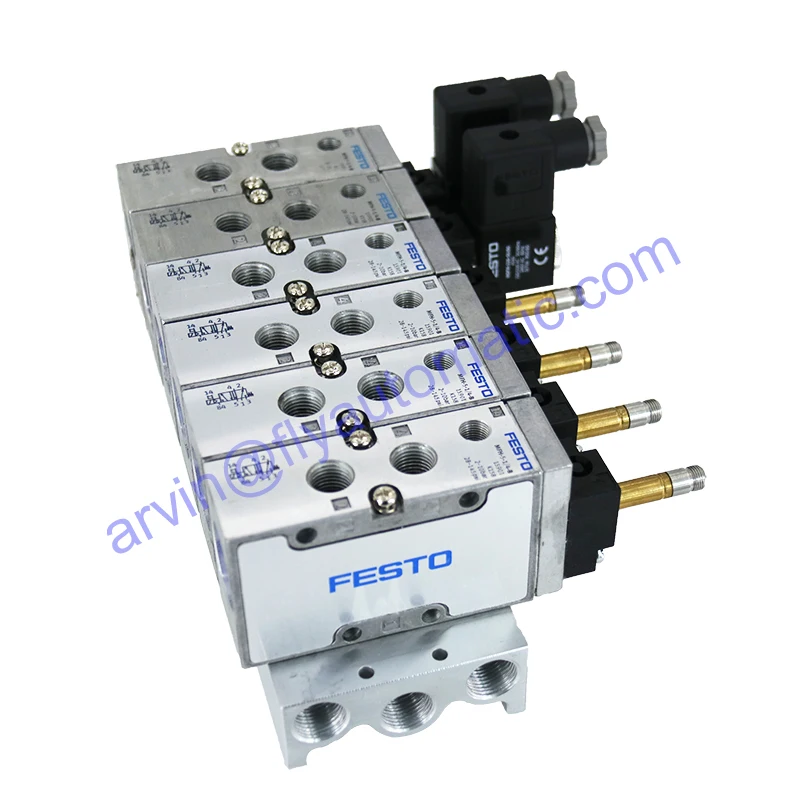 FESTO Original Dual Electric Control Solenoid Valve, 52% OFF