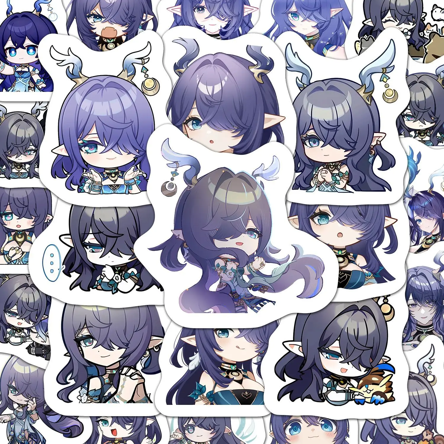 Genshin Impact Lauma Anime Student Stickers Decoration Laptop Phone ...