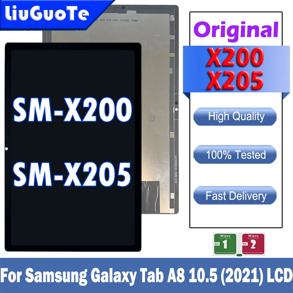 Tested-LCD-For-Samsung-Galaxy-Tab-A8-10-5-2021-SM-X200-SM-X205-X200 ...
