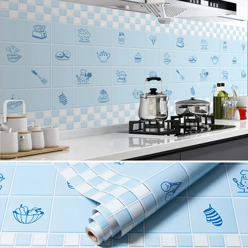 Oil-proof-Kitchen-Stove-Sticker-Self-Adhesive-Wallpapers-Waterproof ...
