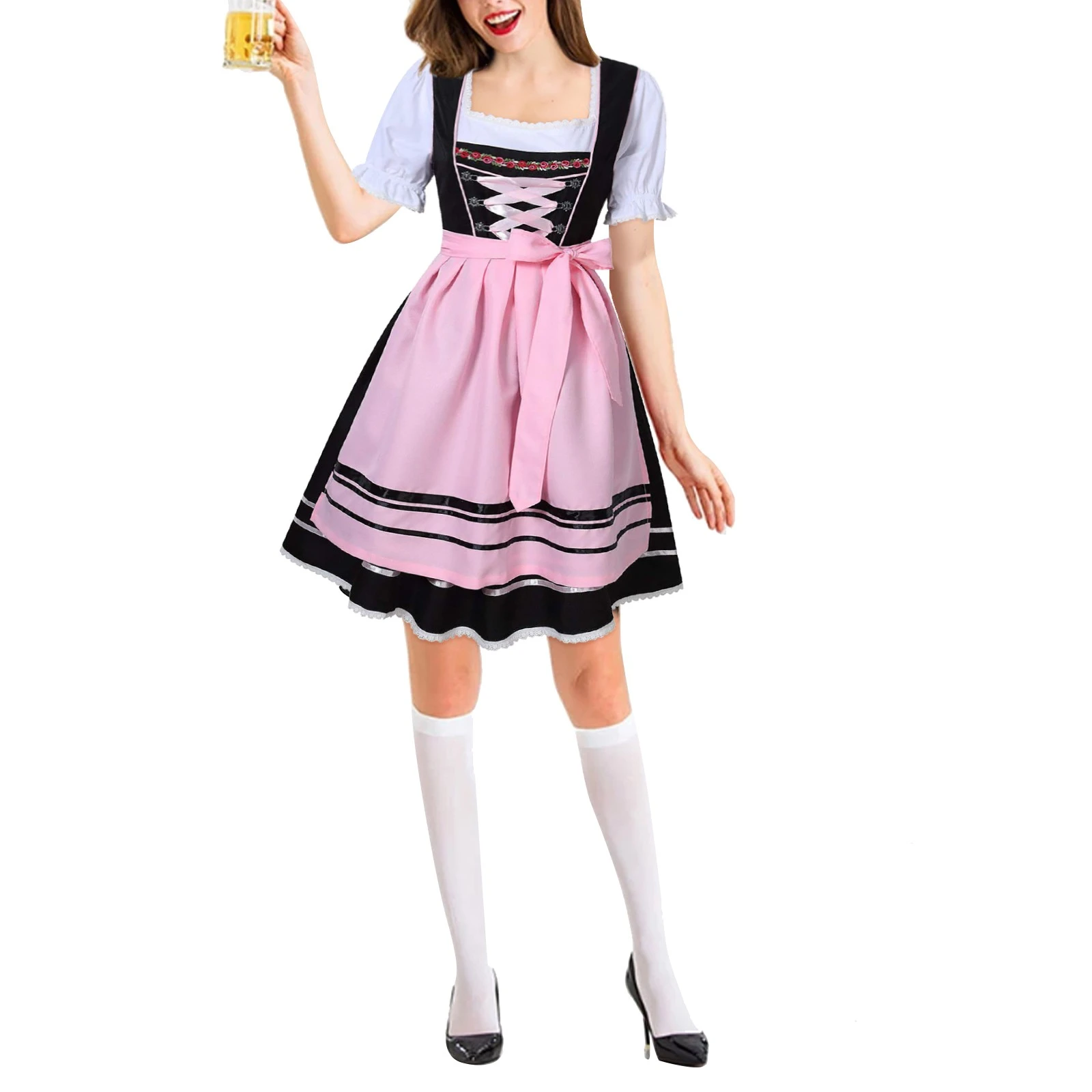 Oktoberfest Waitress Party Dress Women German Bavarian Beer Wench ...